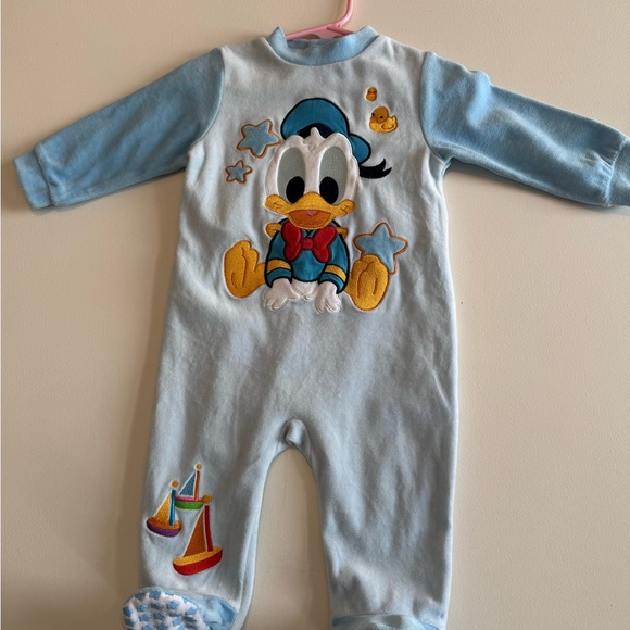 Disney | One Pieces | Vintage Disneyland Paris Blue Donald Duck Onsie ...